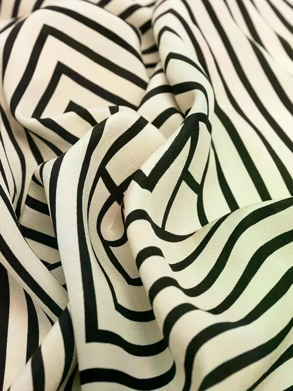 TOTEME Stripe Print Scarf - Neutrals