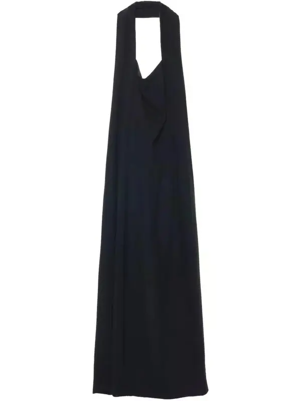 Carven Halterneck Dress With Open Back