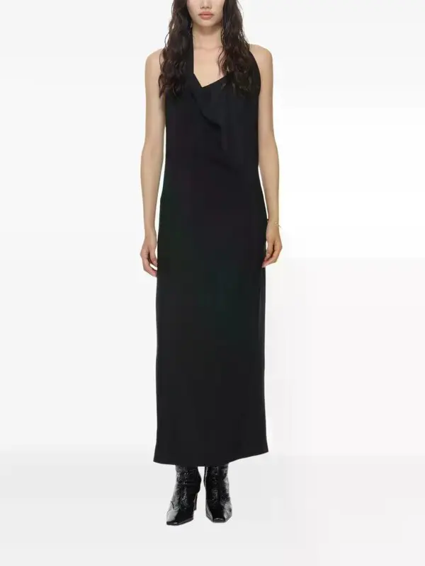 Carven Halterneck Dress With Open Back