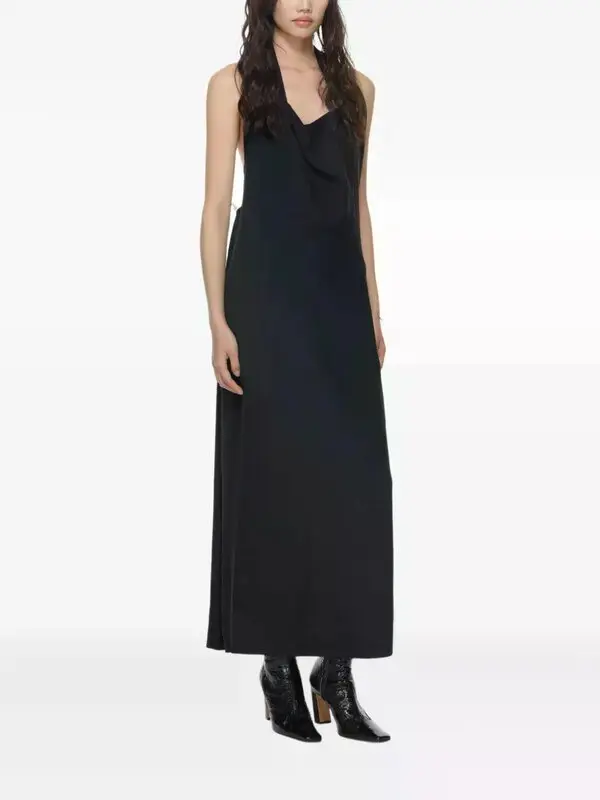 Carven Halterneck Dress With Open Back