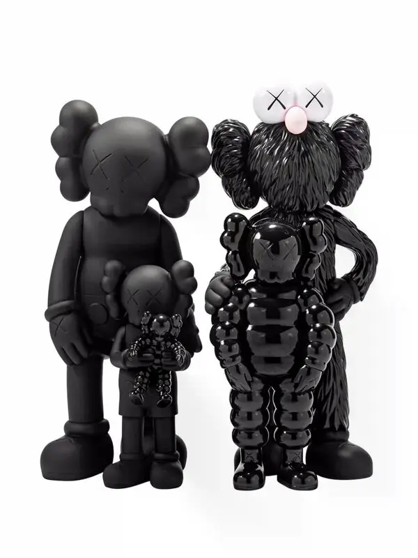 KAWS Companion Family Figure Set - Black
