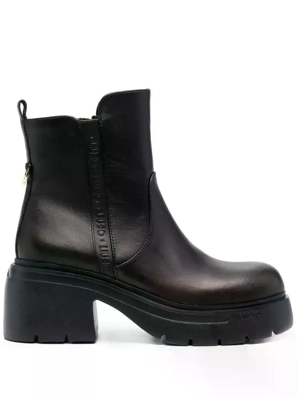 Liu Jo 70mm Carrie Leather Ankle Boots
