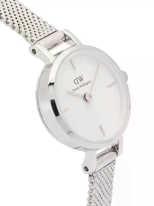 DANIEL WELLINGTON Petite Mini Watch With Stainless Steel Case And Mesh Bracelet