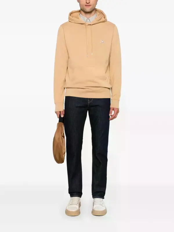 Maison Kitsuné Chillax Fox Motif Hoodie - Neutrals
