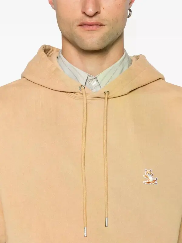 Maison Kitsuné Chillax Fox Motif Hoodie - Neutrals
