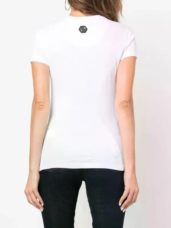 Philipp Plein Graphic-print Cotton T-shirt - White