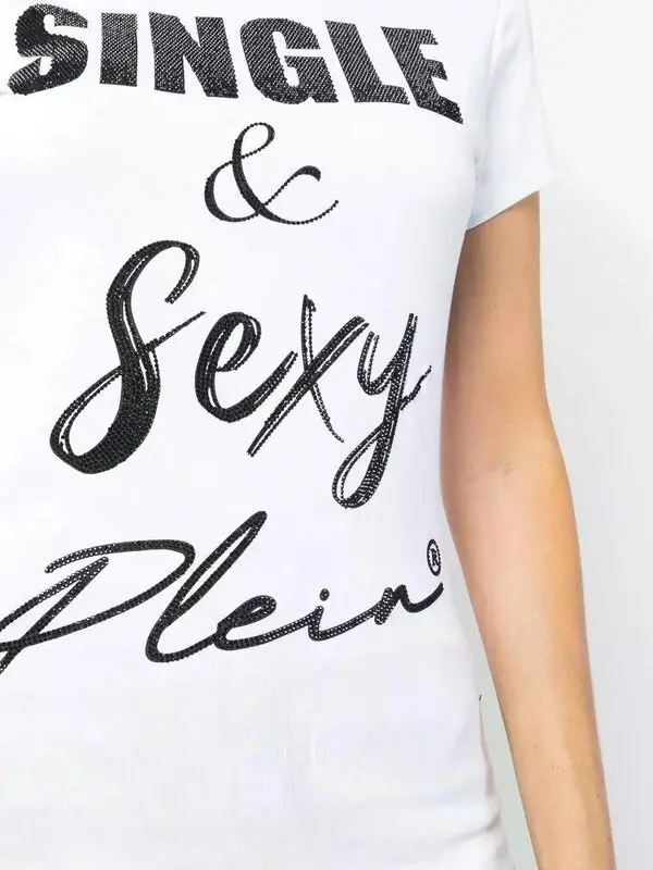 Philipp Plein Graphic-print Cotton T-shirt - White