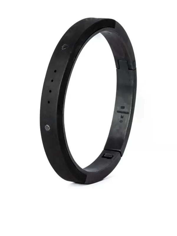 PARTS OF FOUR Sistema Bangle Bracelet - Black
