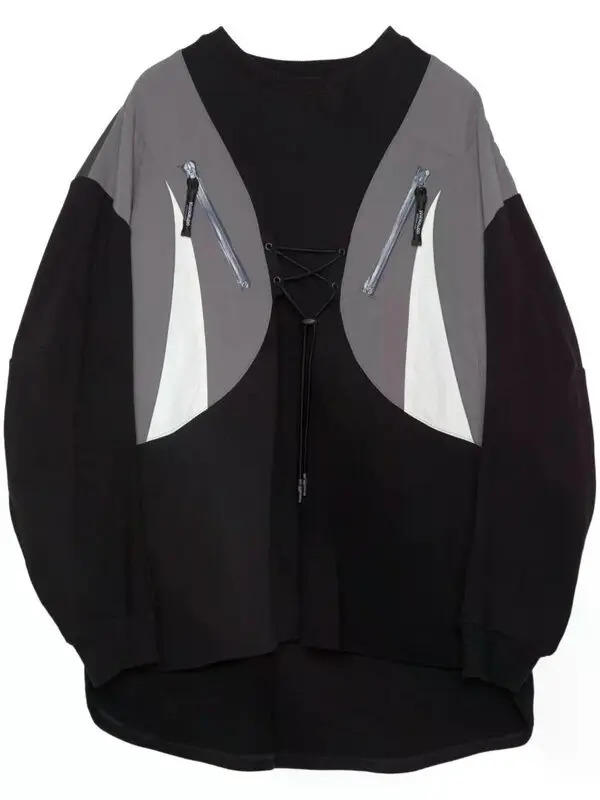 YOSHIOKUBO Trail Crew-neck Sweatshirt - Black
