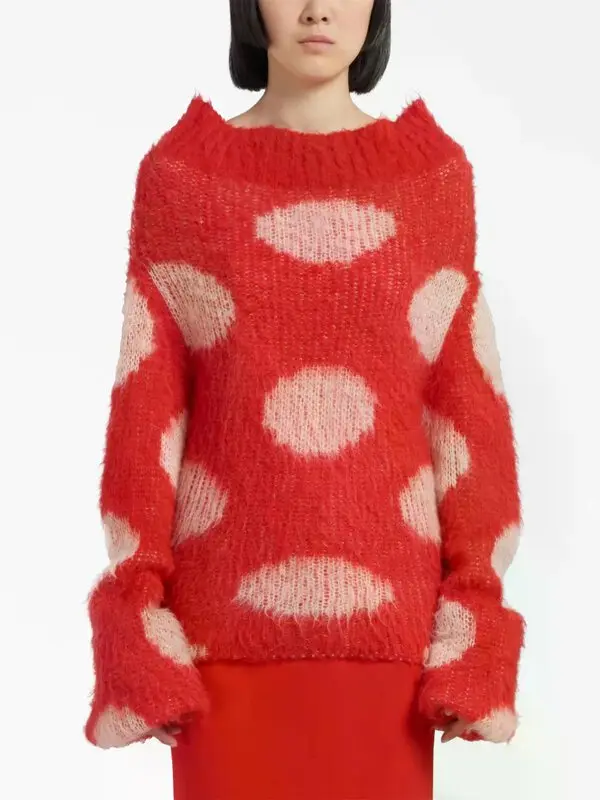 Marni Polka Dot-intarsia Jumper