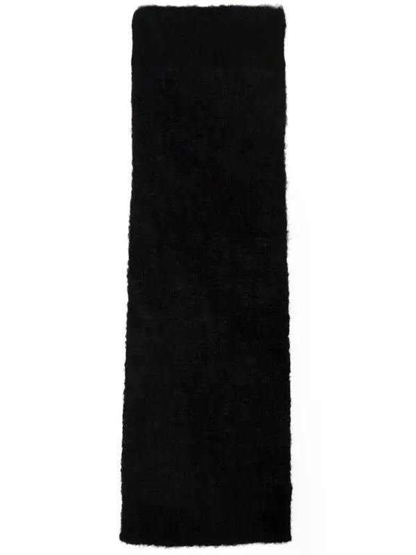 Blumarine Chunky-knit Midi Skirt - Black