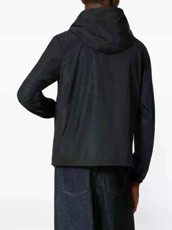 Valentino Garavani Zip-up Hooded Jacket
