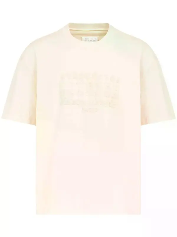 MAISON MARGIELA Numbers-embroidered Cotton T-shirt