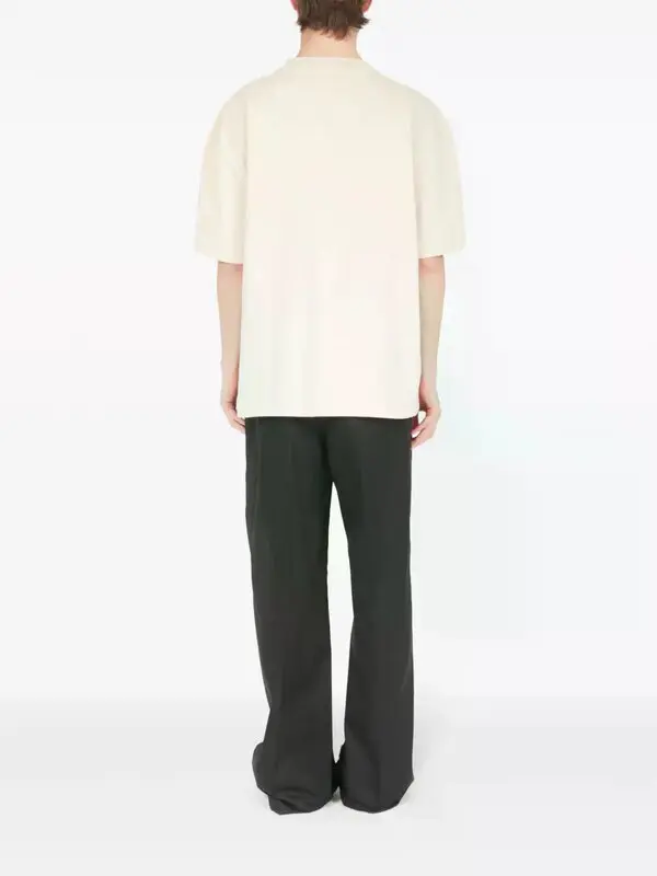 MAISON MARGIELA Numbers-embroidered Cotton T-shirt