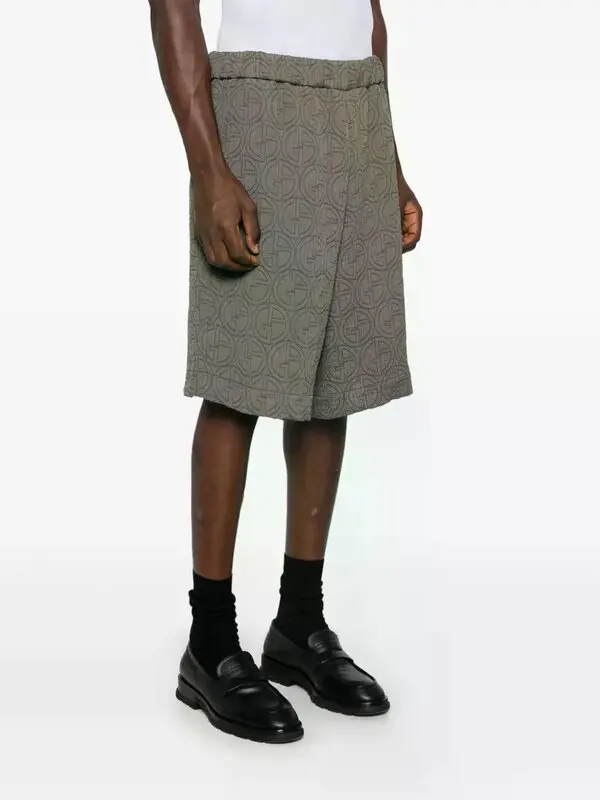 Giorgio Armani Interlock Monogram Bermuda Shorts