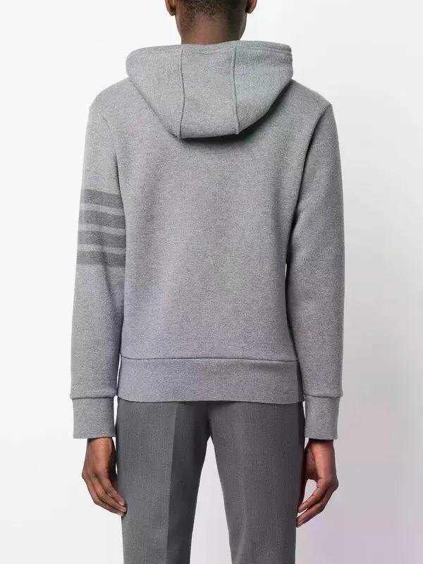 Thom Browne Stripe-detail Sleeve Hoodie