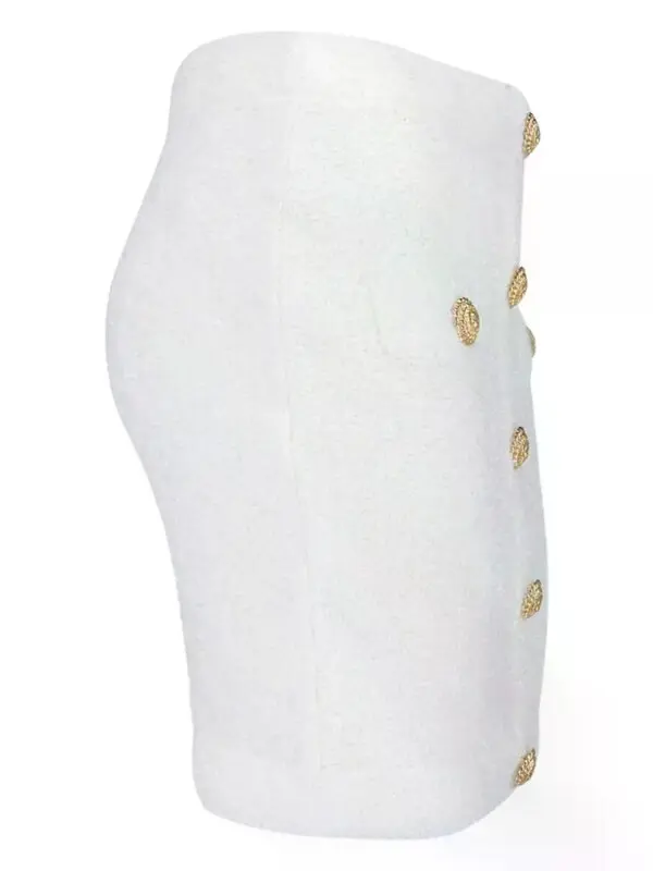 Balmain Bouclé Mini Skirt