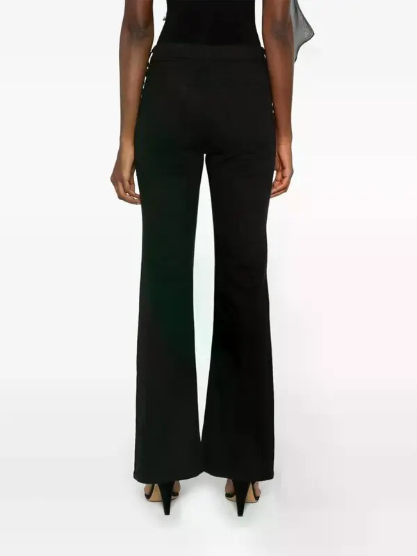 LOULOU Cotton Denim Feather Detail Jeans