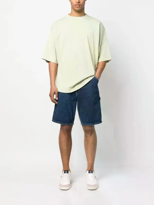 Carhartt Work In Progress Single Knee Denim Shorts - Blue