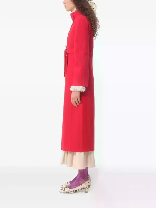 Valentino Garavani Compact Drap Coat - Red