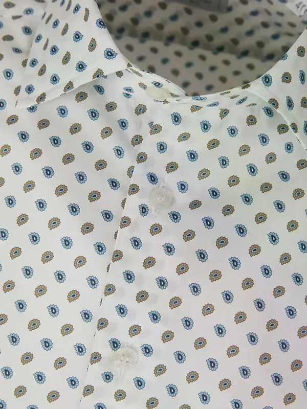 Etro Geometric-print Shirt - White
