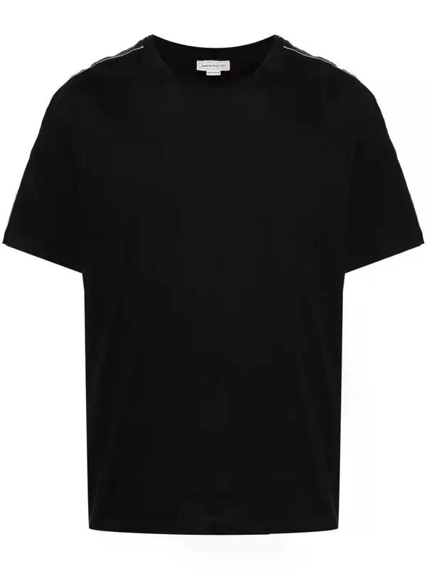Alexander McQueen Logo-trim Cotton T-shirt