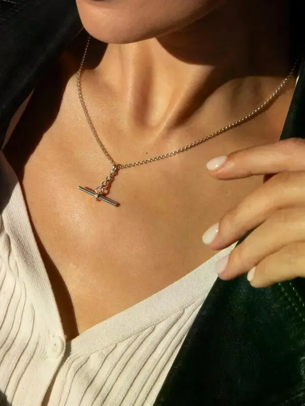 DINNY HALL My World 18k Yellow Gold Vermeil Necklace With Pave Set Diamonds - Silver