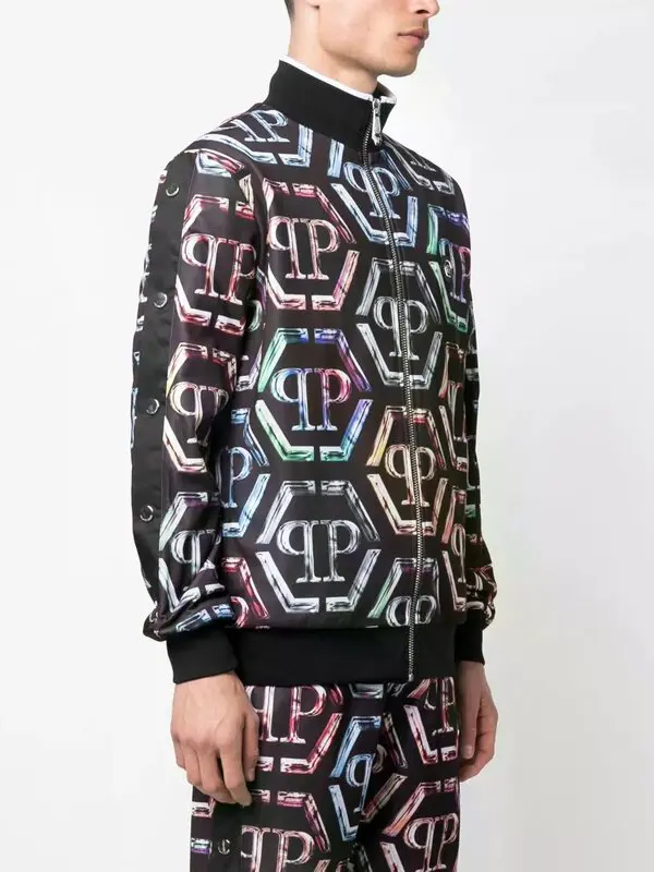 Philipp Plein Logo-print Stretch-cotton Tracksuit