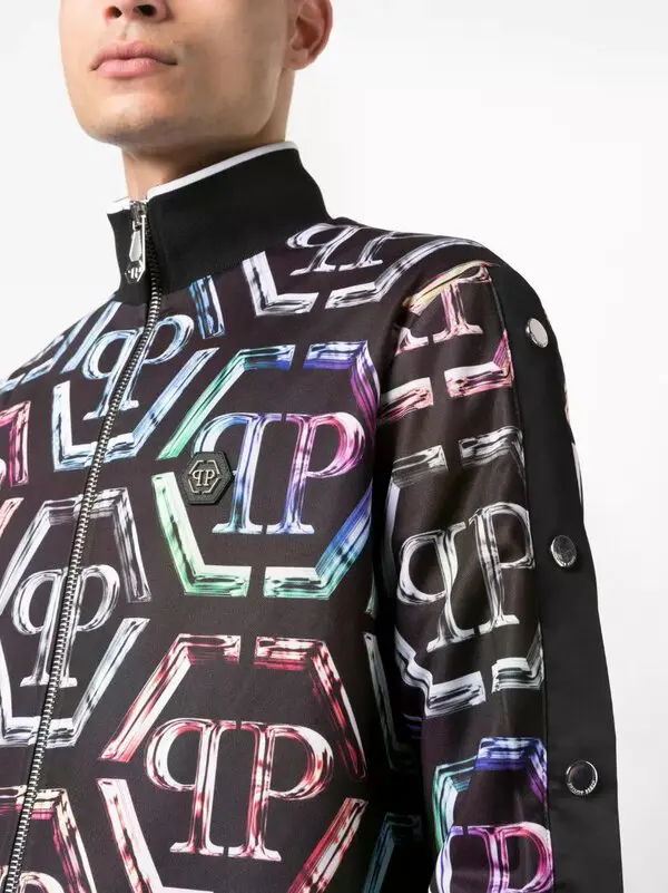 Philipp Plein Logo-print Stretch-cotton Tracksuit