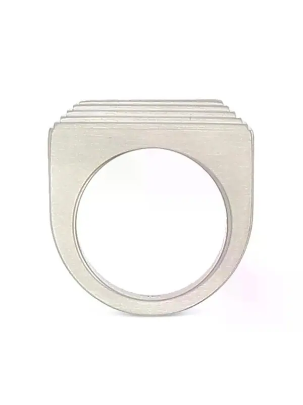 Rick Owens Etched Bevelled Ring