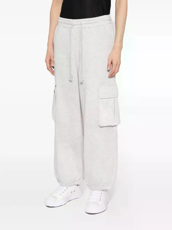 FIVE CM Logo-patch Cotton-blend Track Pants - Grey