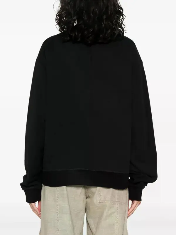Dsquared2 Crystal Embellished Cotton Sweatshirt