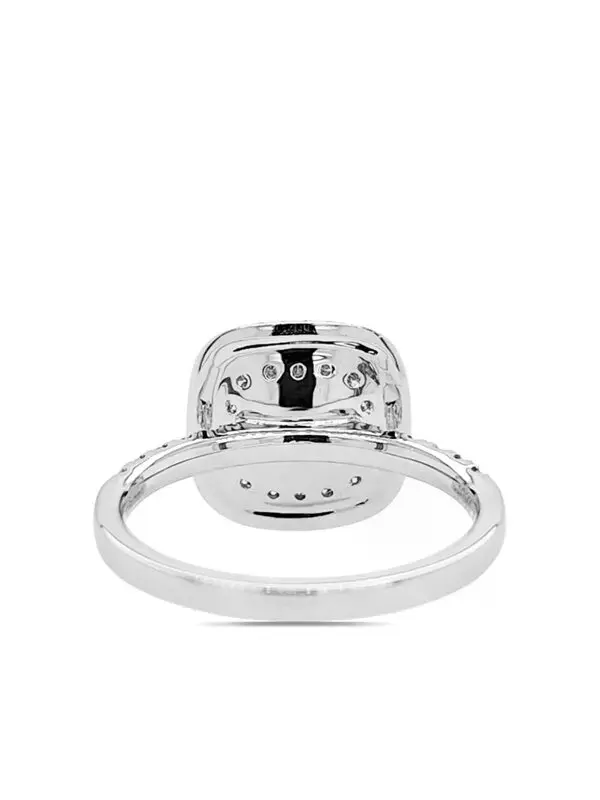 HYT JEWELRY 18kt White Gold Diamond Cocktail Ring
