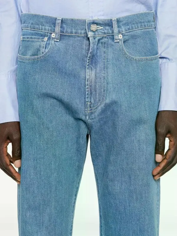 Kenzo Asagao Cropped Straight Leg Jeans