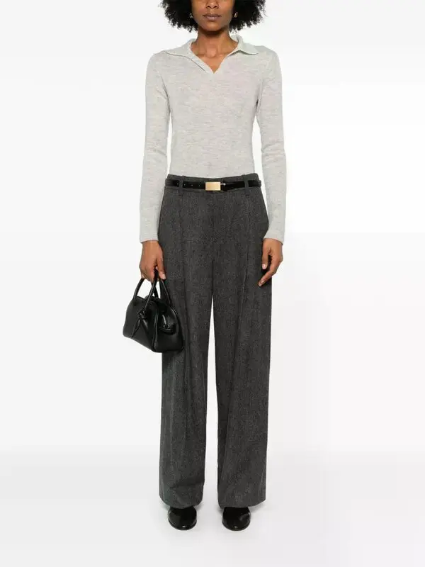 Vince Herringbone Trousers