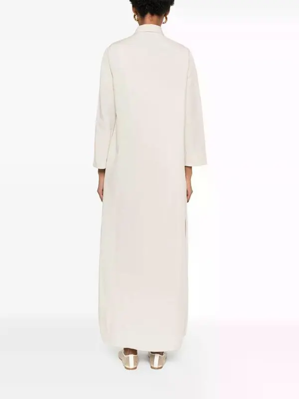 BLANCA VITA Linen Midi Dress
