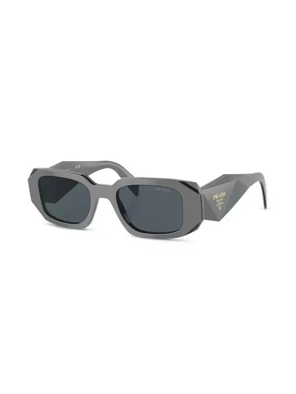 Prada Rectangle-frame Sunglasses - Grey