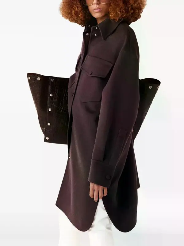 Stella McCartney Overshirt With Press Stud Fastening
