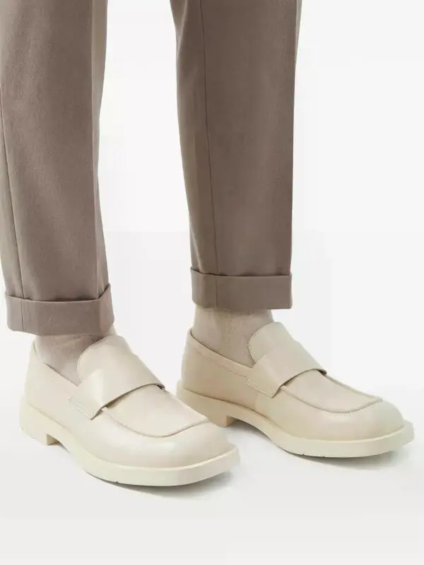 Camper Mil 1978 Leather Loafers - Neutrals