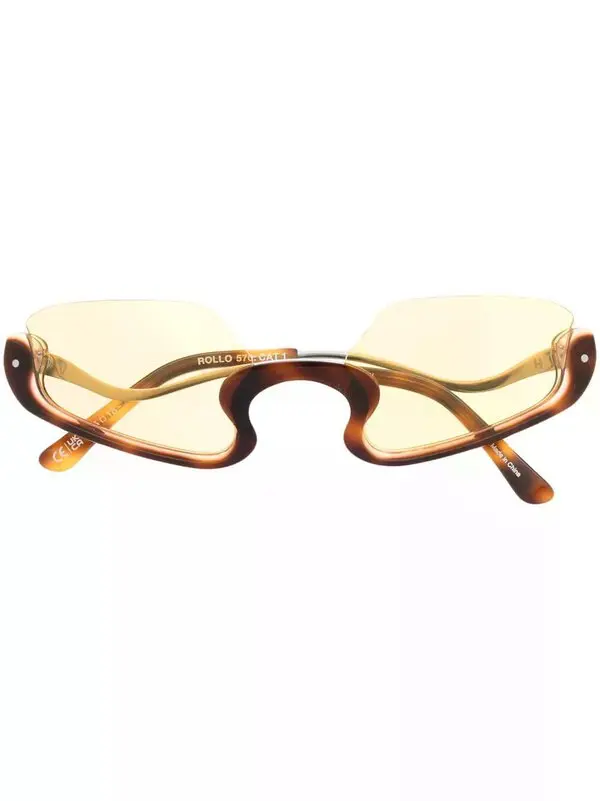 Henrik Vibskov Rollo Sunglasses - Brown