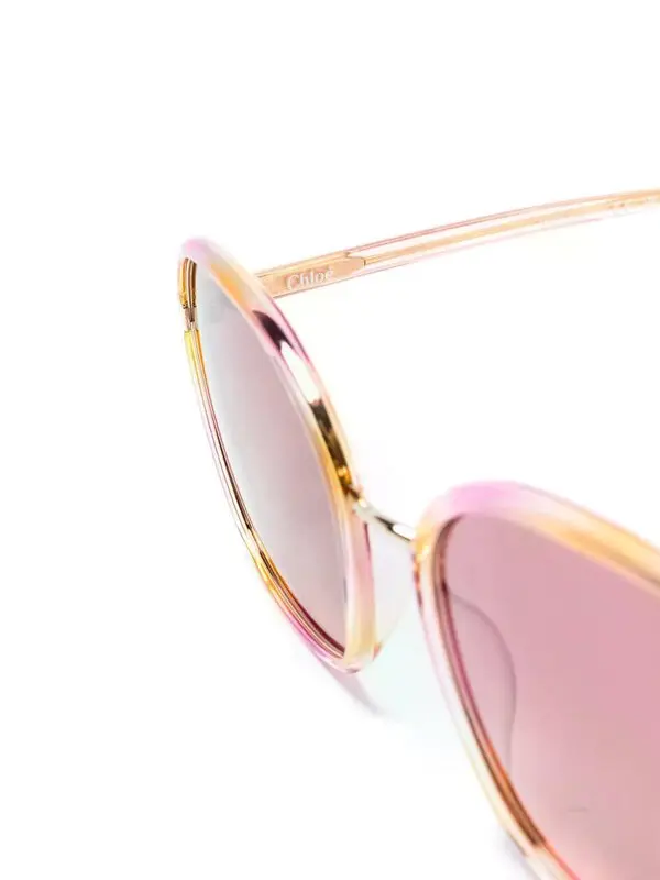 Chloé Square Frame Sunglasses - Pink