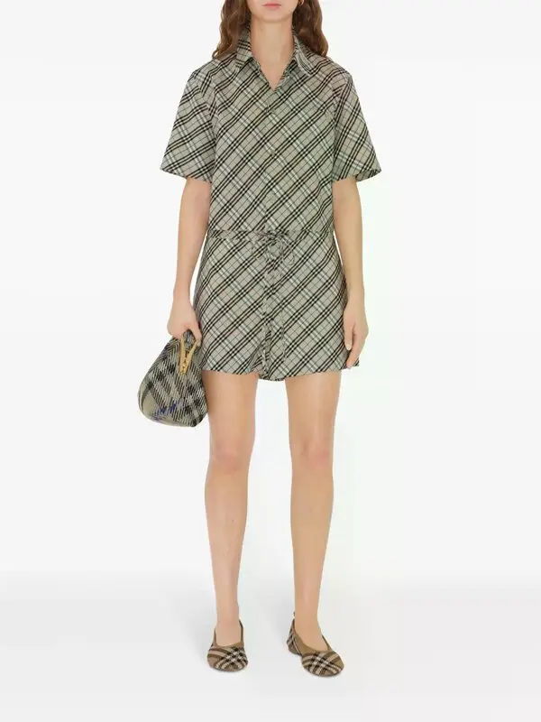 Burberry Check Cotton Shorts