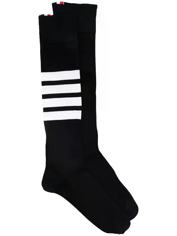 Thom Browne 4-bar Stripe Socks - Black