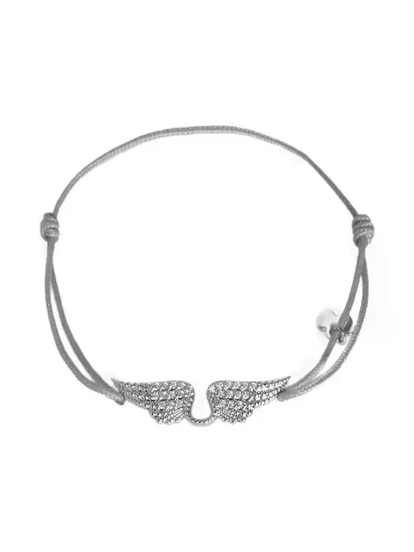 Zadig&Voltaire Rock Motif Cord Bracelet - Silver