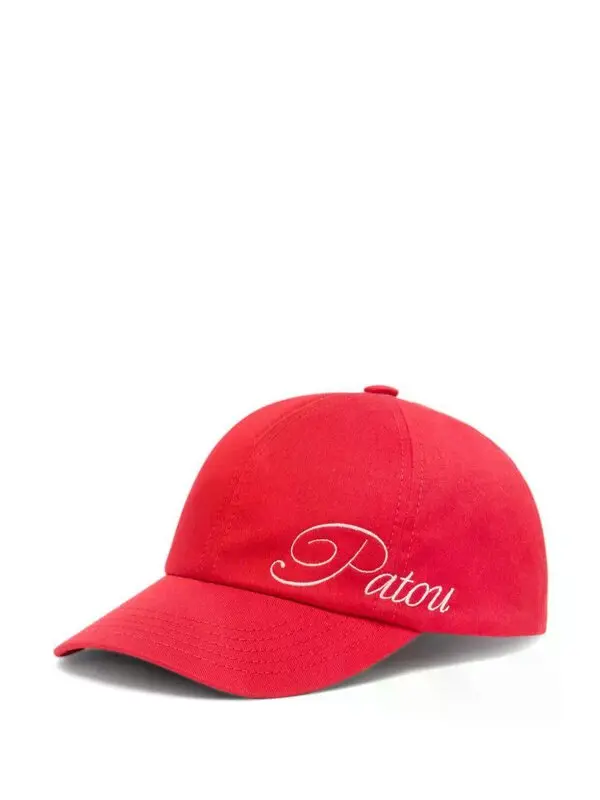 PATOU Logo-embroidered Baseball Cap - Red