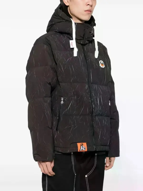 AAPE BY *A BATHING APE Padded Jacket With Crease Effect