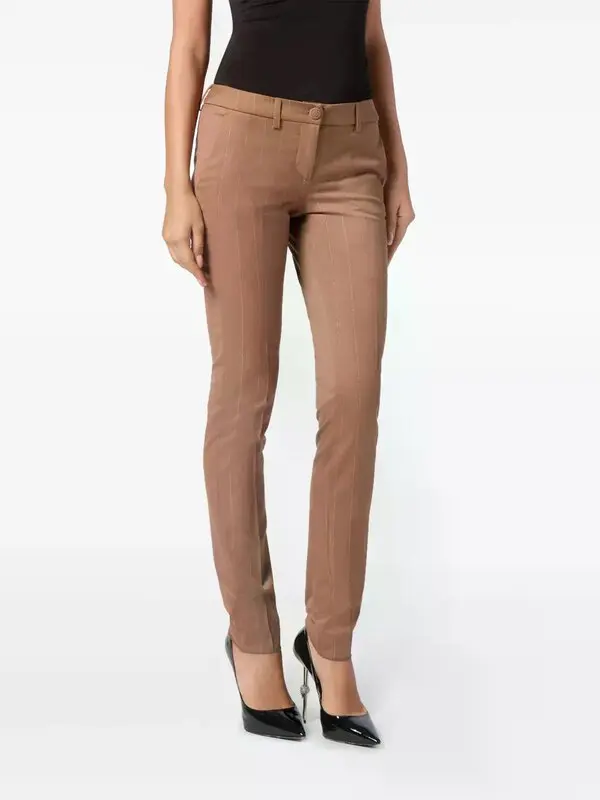 Philipp Plein Pinstriped Tailored Trousers