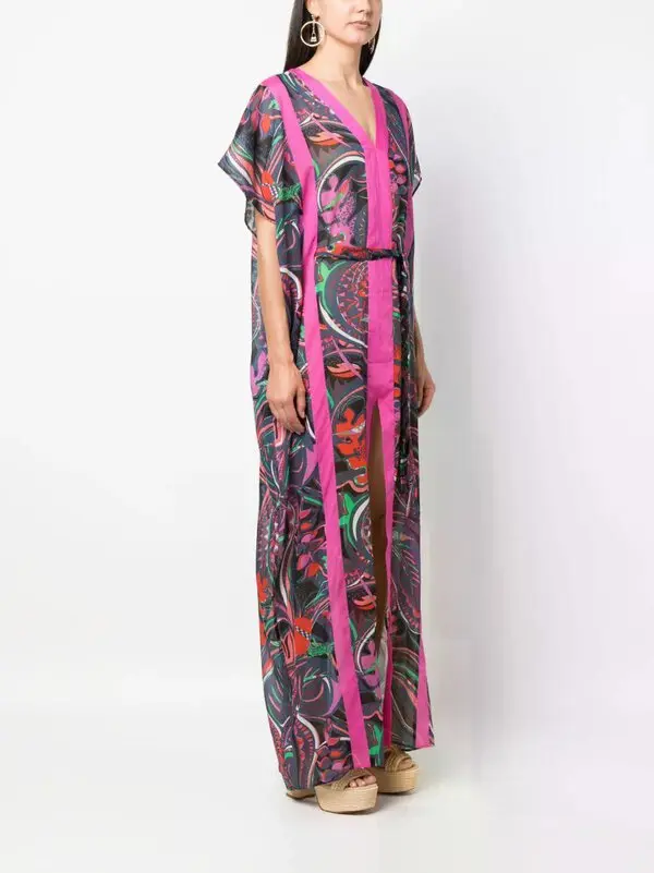 Emilio Pucci Printed Cotton Kaftan Dress