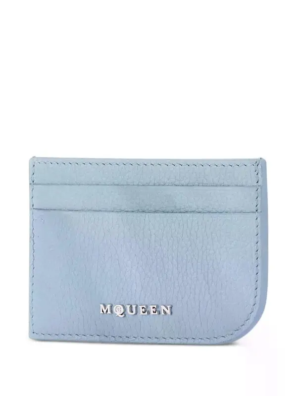 Alexander McQueen Leather Cardholder - Blue