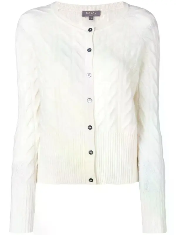 N.peal Cable Knit Cardigan